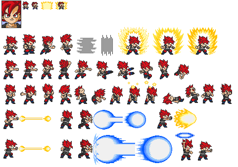 Fan Chars Dragon Ball Z: Sprites