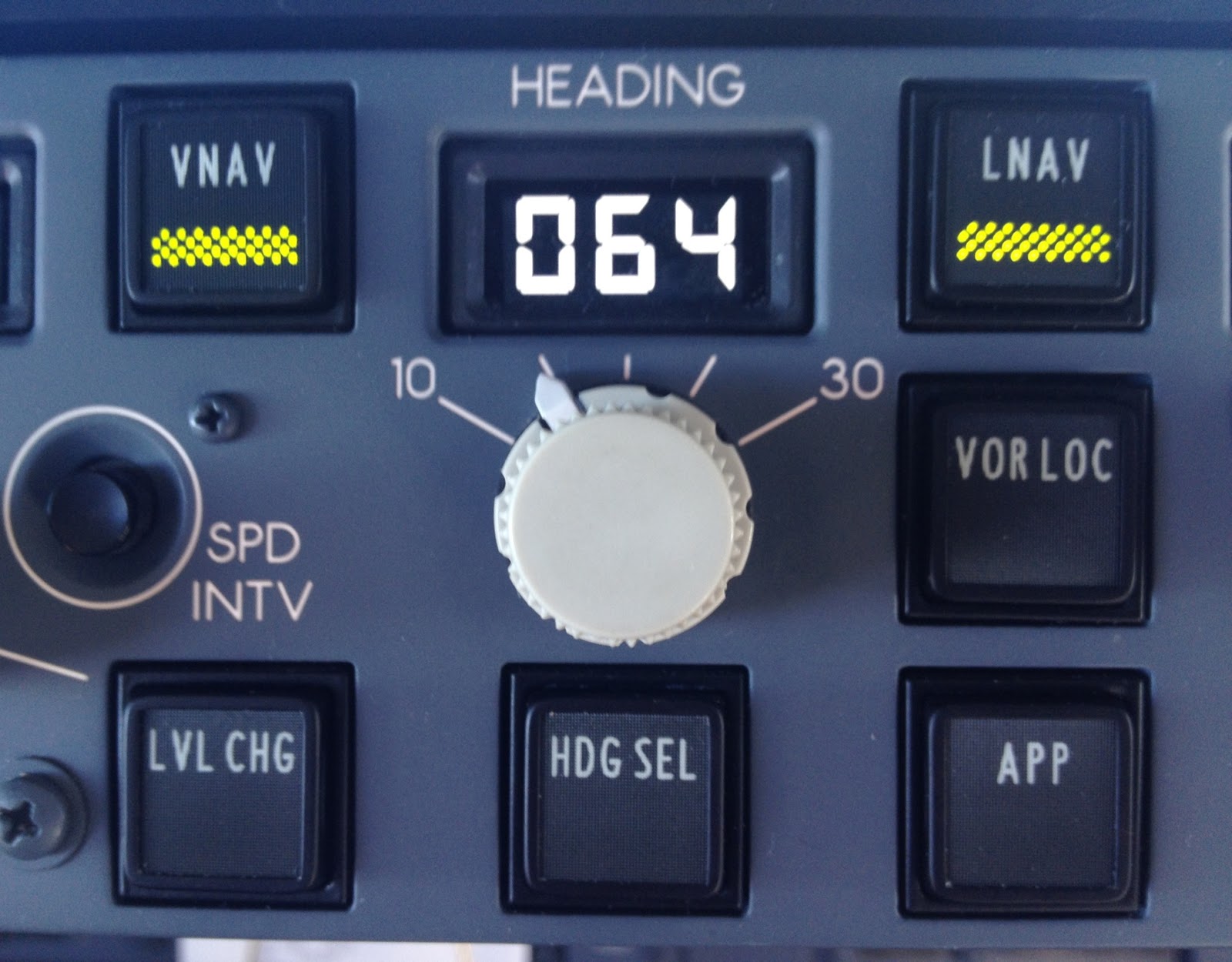 Button shortcut for A/P mode VNAV (vertical navigation) - General X ...