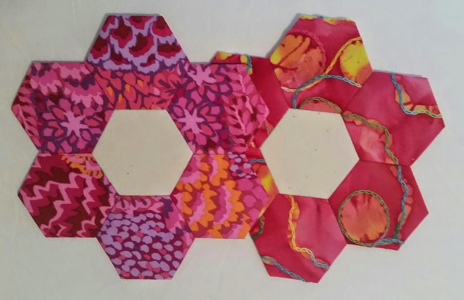 Vicki Sews: February Flower Swap - Flowers Received