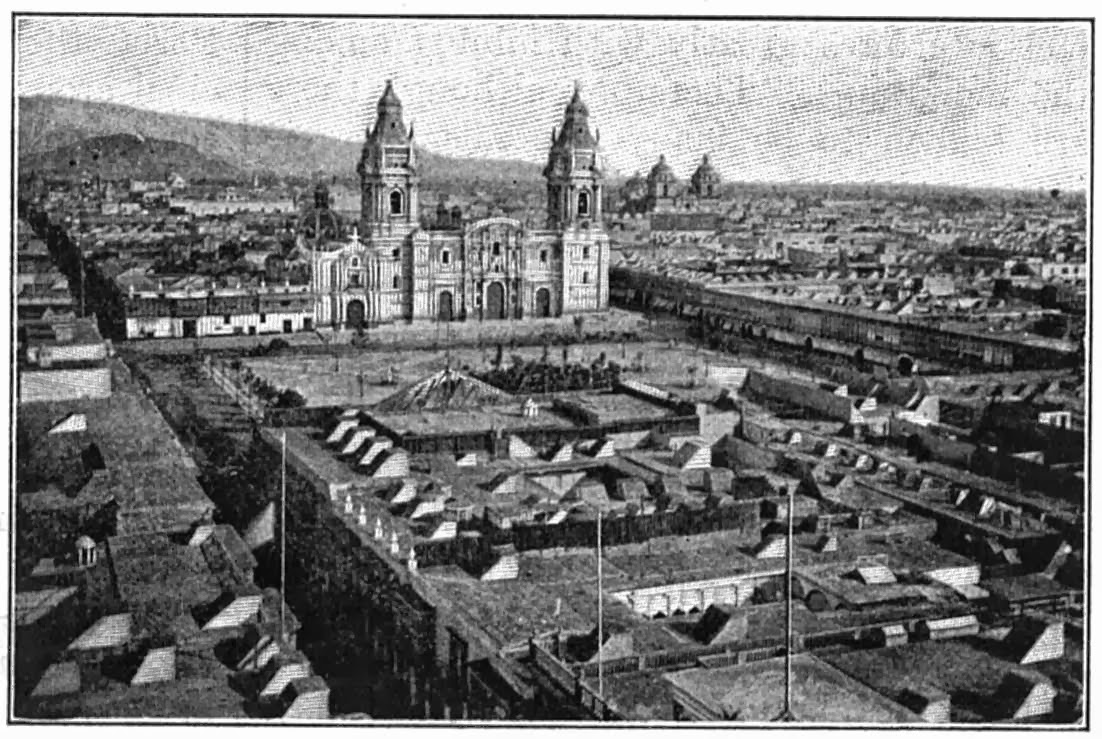 Antigua Plaza de Armas de Lima - Perú (1860 - 1870)