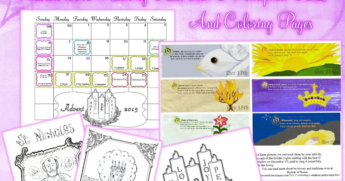 Life, Love, & Sacred Art: 2015 FREE Advent Activity Collection