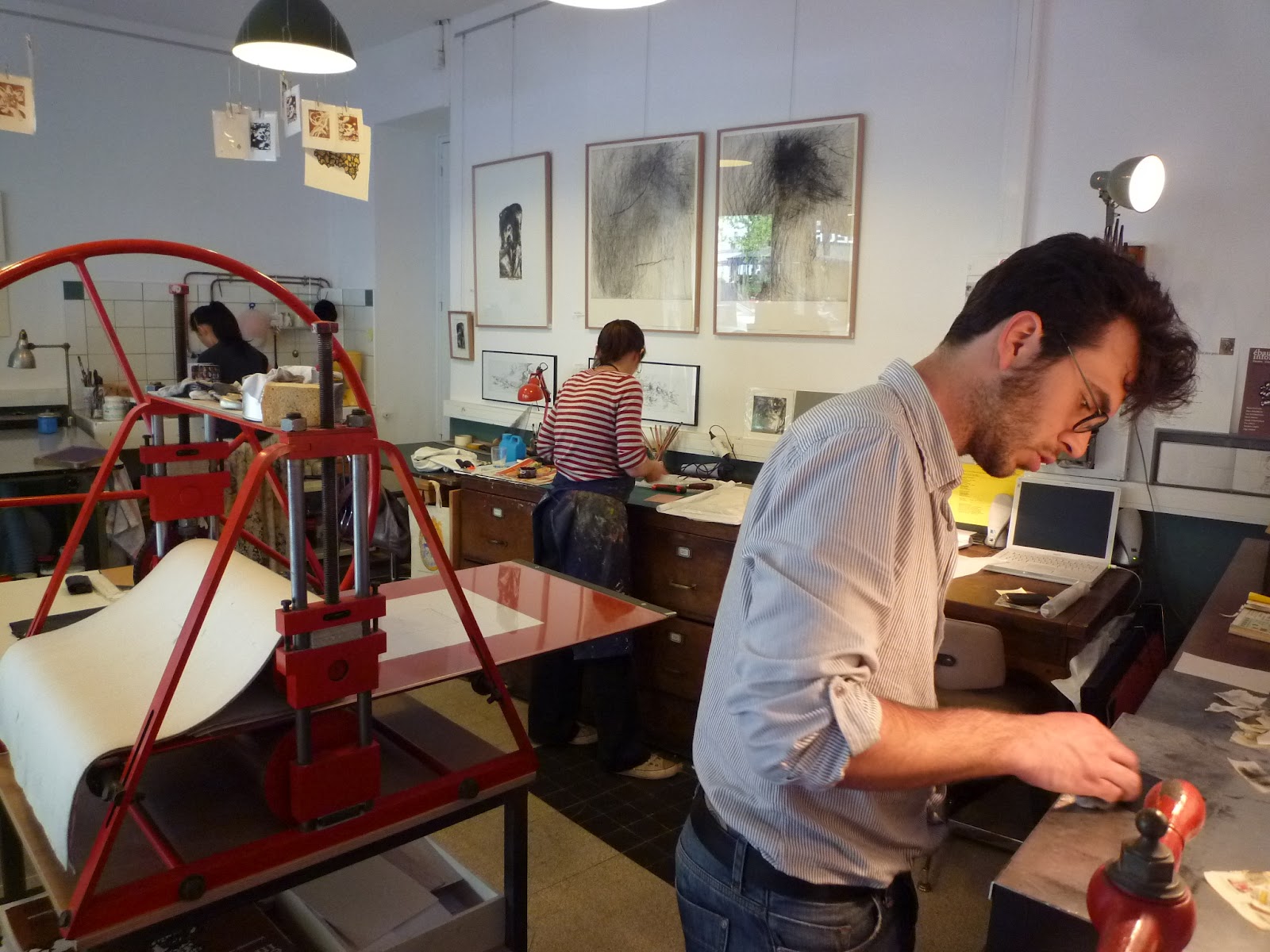ATELIER de sérigraphie et gravure : Stage eau forte et atelier ...
