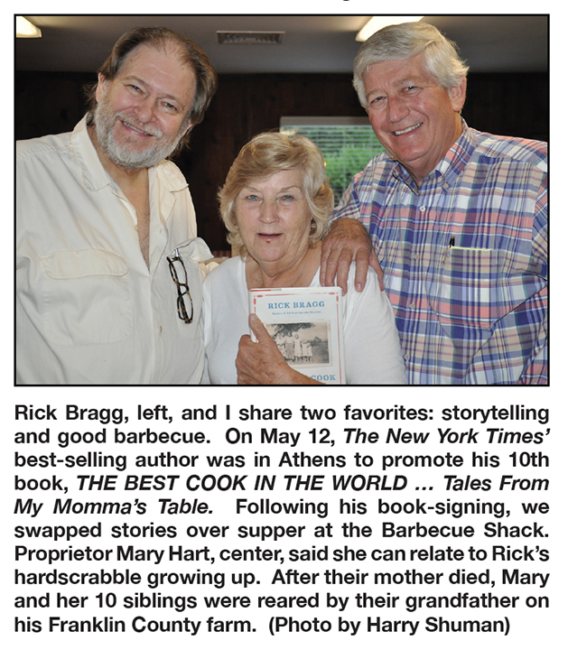 DinkNeSmith.com: Rick Bragg cooks up feast of stories and vittles