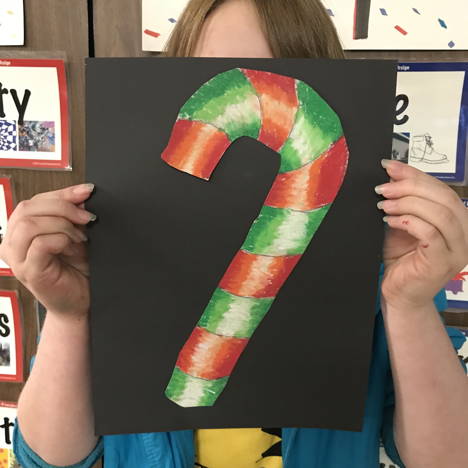 Elements of the Art Room: Blended Candy Canes take II