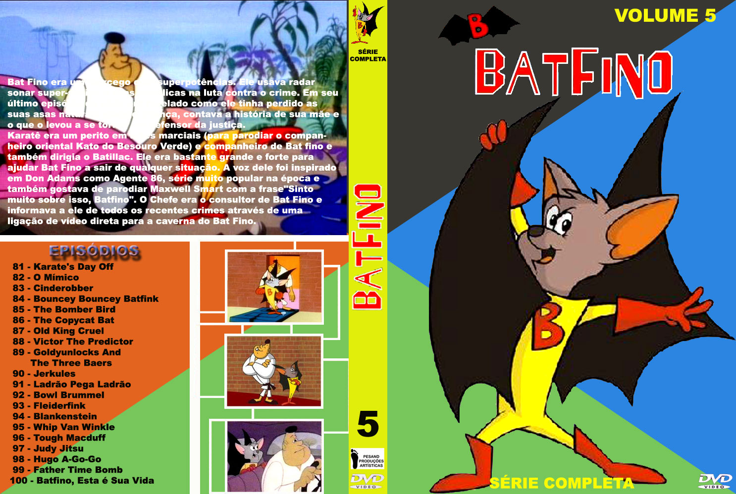 CAPAS EM SÉRIE: CAPAS DVD BATFINO
