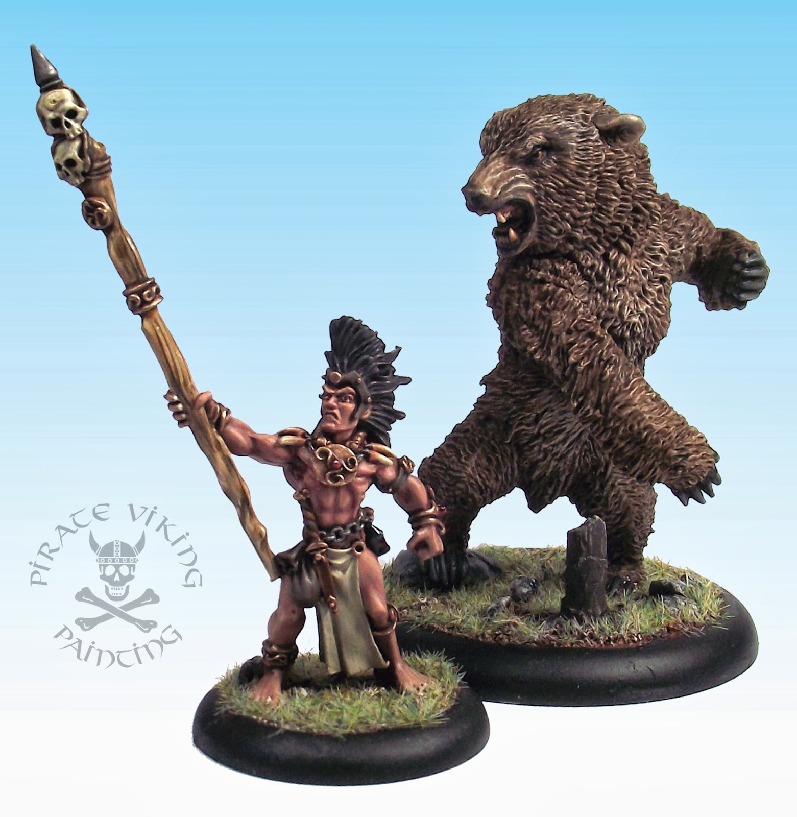 Pirate Viking Painting: Druids and Tendons and Bears, oh my!