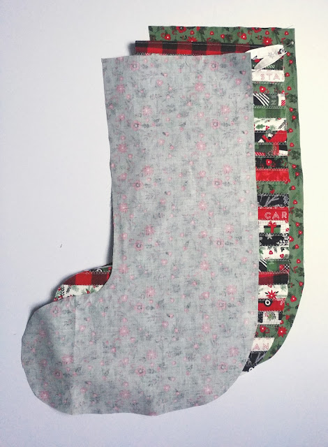 Jelly Roll Quilted Christmas Stocking Tutorial - Ameroonie Designs