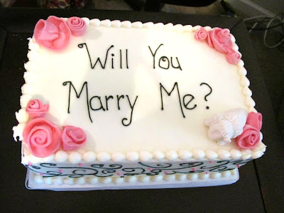 Creative Crumbs Nashville: Proposal Cake