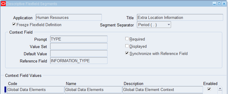 Oracle HRMS Extra Information Types « Learn Oracle