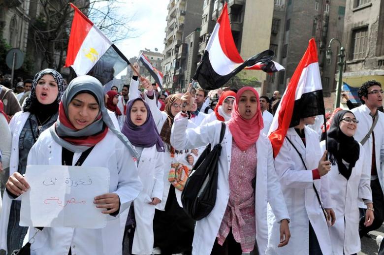 Egyptian working class plays key role in the revolution...