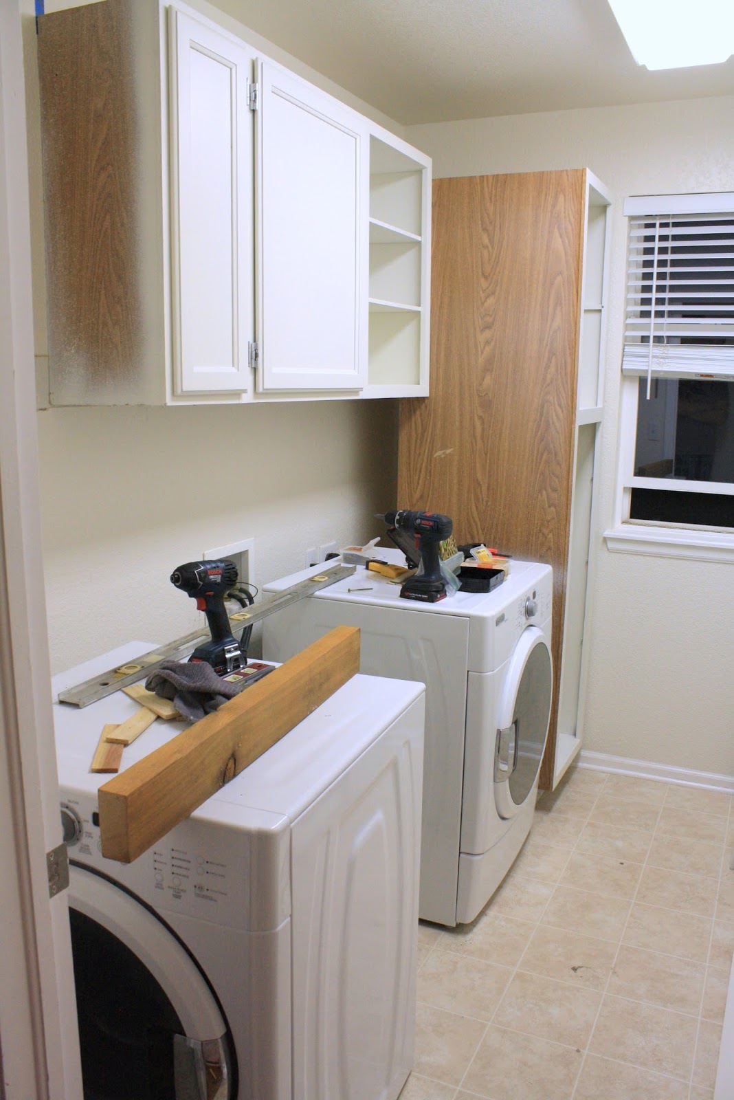 Tanner Projects: Laundry Room Progress