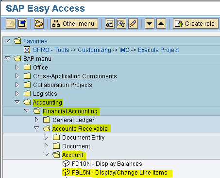SAP - FICO MODULE LEARNING: How to View Customer Account Transaction