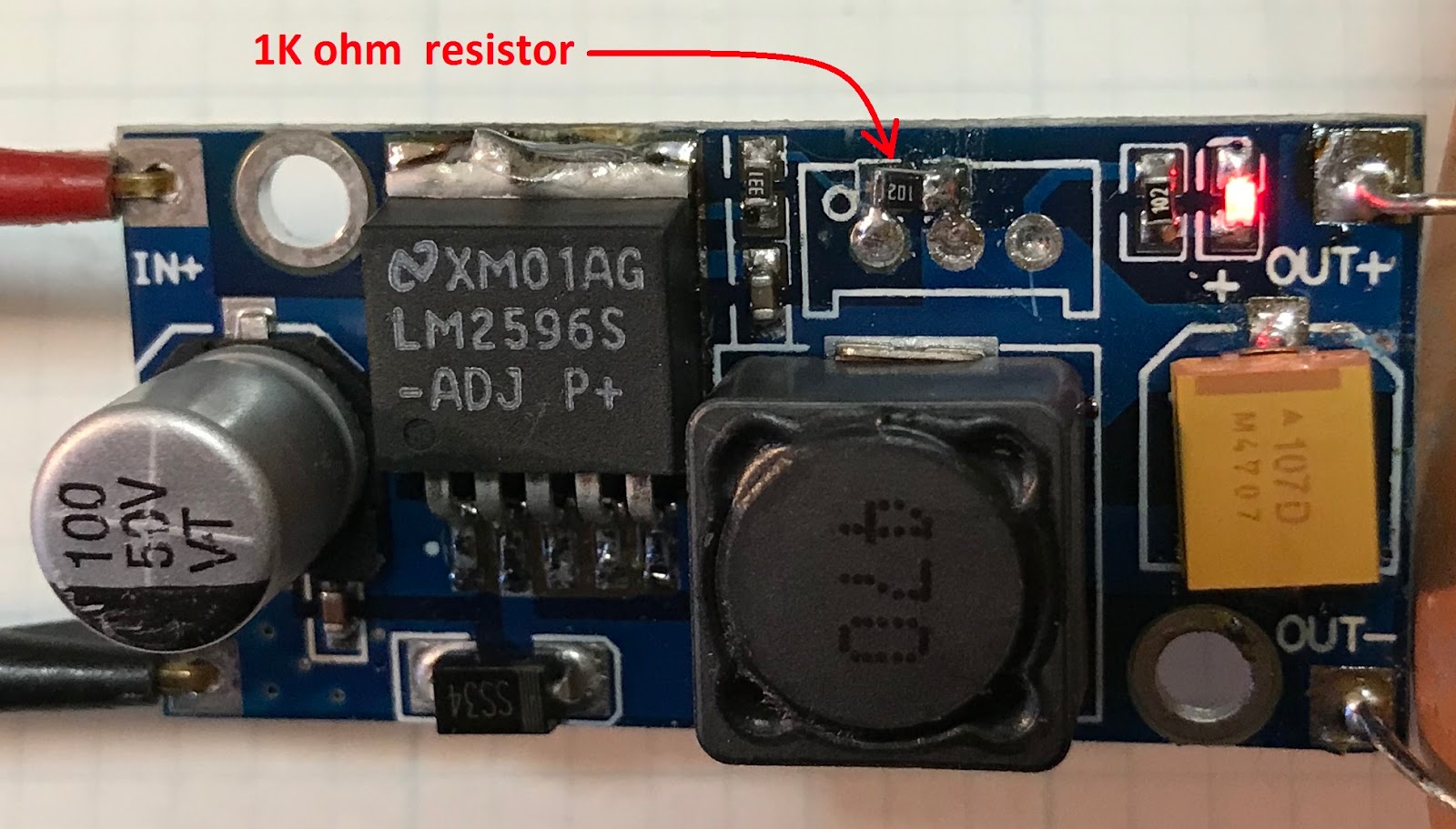K6JCA: Counterfeit LM2596 Regulator Boards