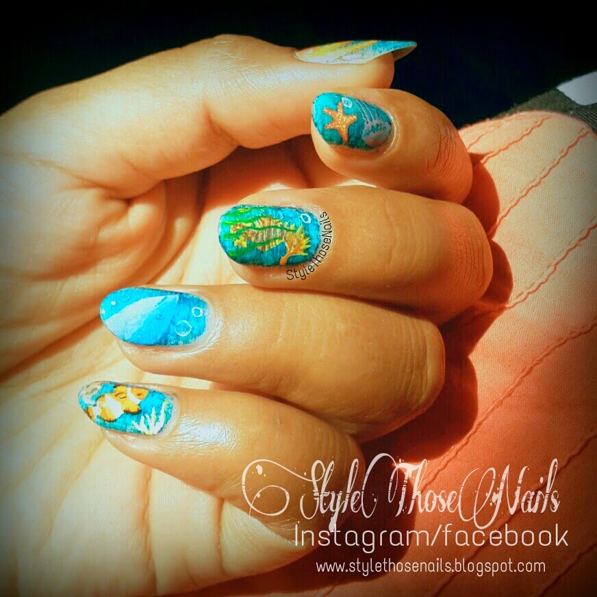 Style Those Nails: Sea Creatures Nailart for Summers