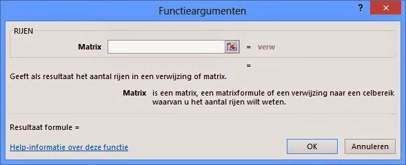 Tips voor Excel: Dynamisch bereik - Functie Verschuiving