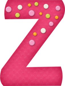 Alfabeto Rosa con Círculos de Colores. - Oh my Alfabetos!