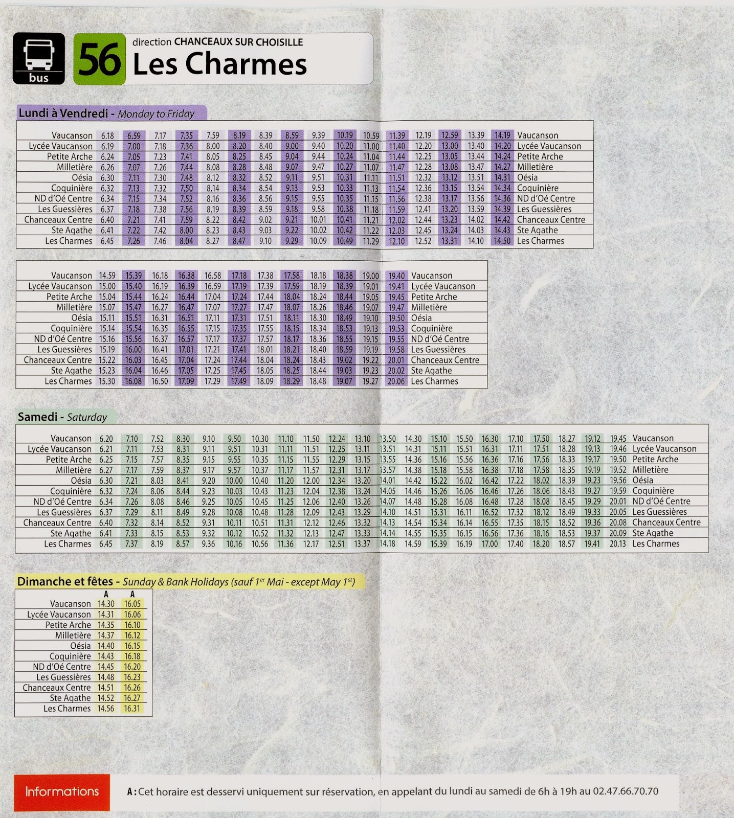 Notre Dame d'Oé: Bus Fil Bleu : pour tout savoir