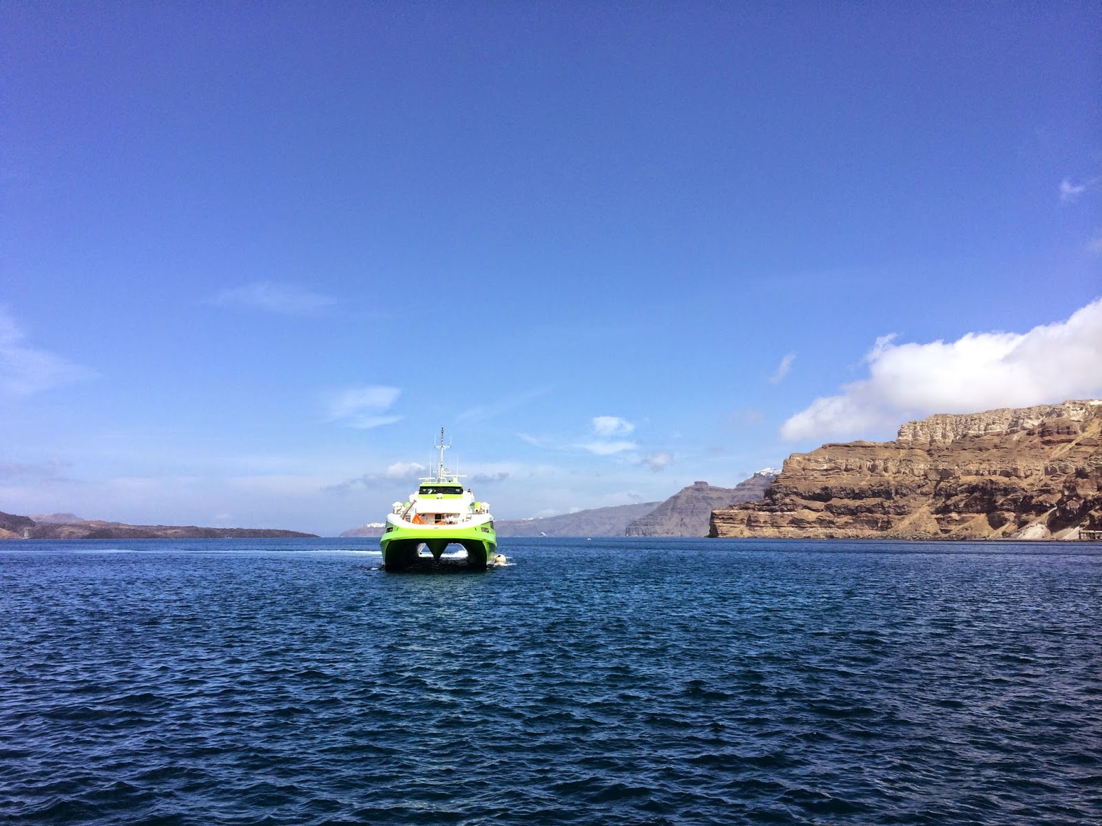 Athinios Port - Santorini, Greece - Travel is my favorite Sport