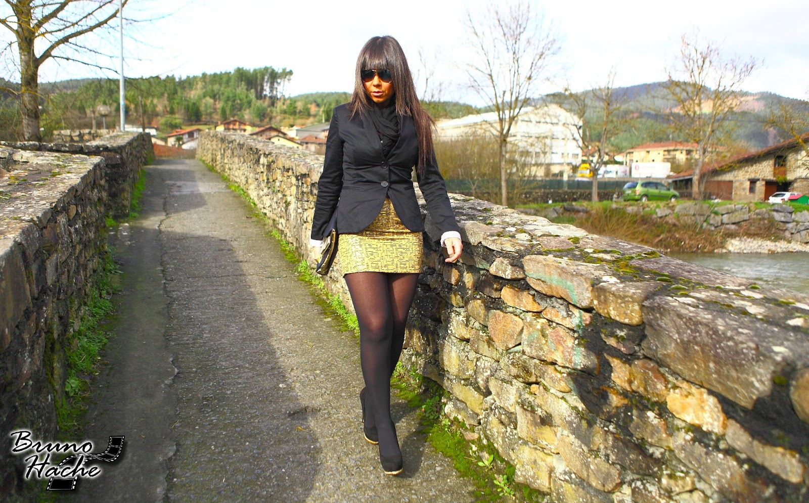 GOLD DRESS by BRUNO HACHE - la huella de mis tacones