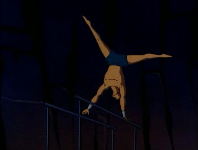 Dick Grayson's Shirtless Gymanstics