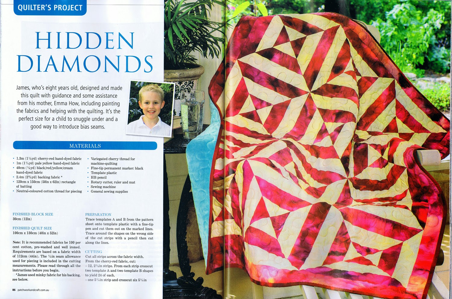 Sampaguita Quilts: James published