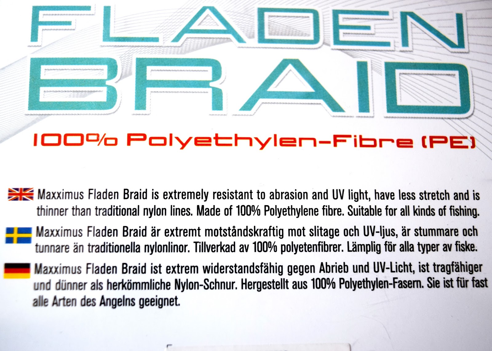 Fladen Braid, 250 meter 0,10 mm (9kg) - Fiskesnack.com - För oss bakom ...