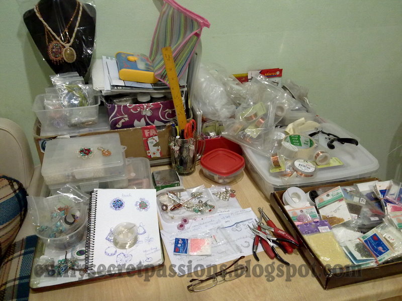 Emily Secret Passions: Bead Weaving & One Messy Table