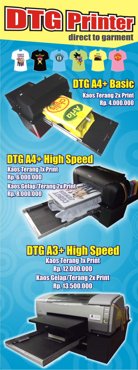Produsen DTG Printer dan Printer UV LED Murah Jogjakarta Semarang ...