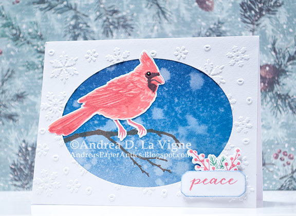Andrea's Paper Antics: Peace Cardinal