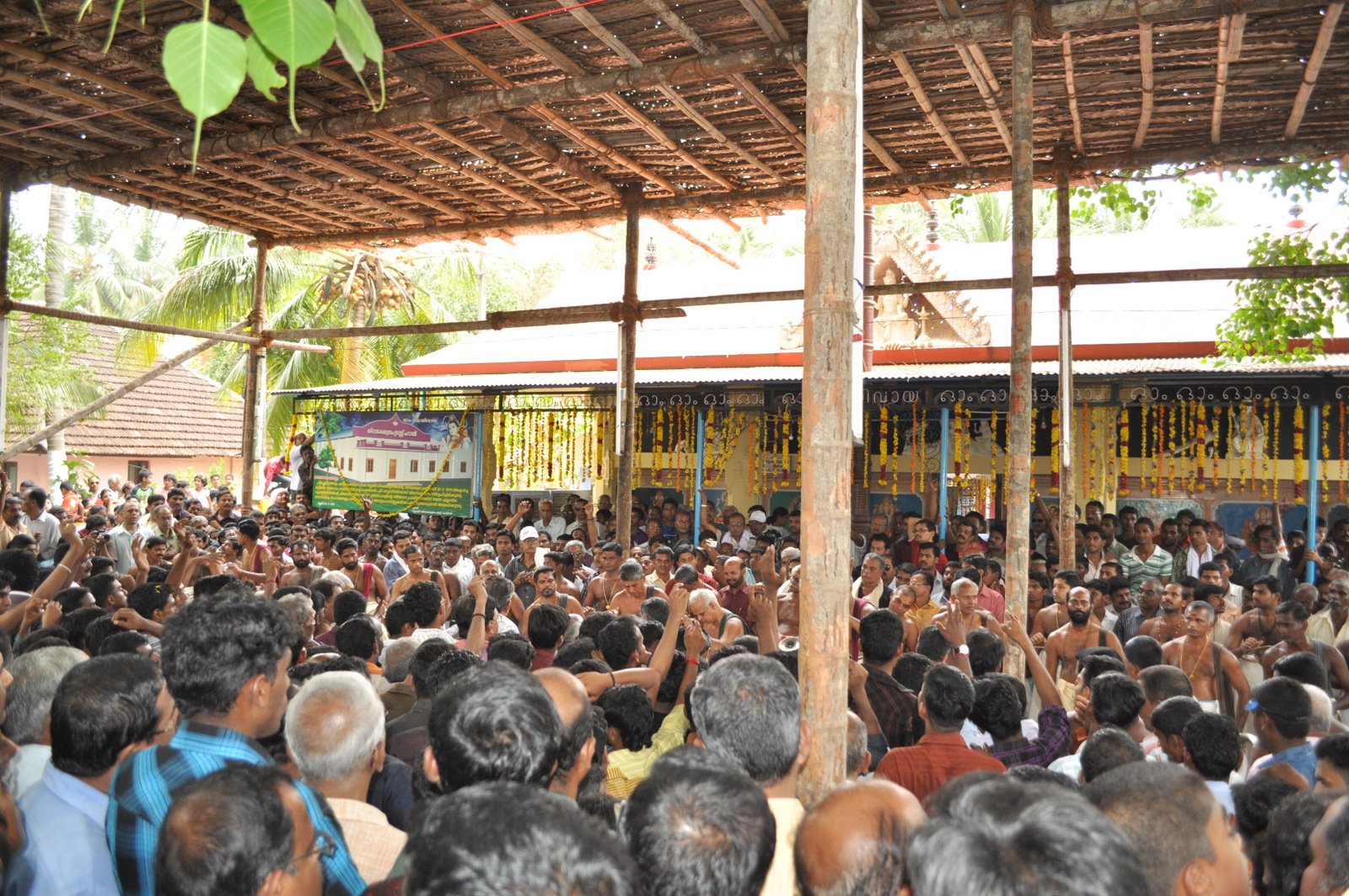 A Day in Nemmara Kerala: Temple Festival Filled with Lights and sounds...