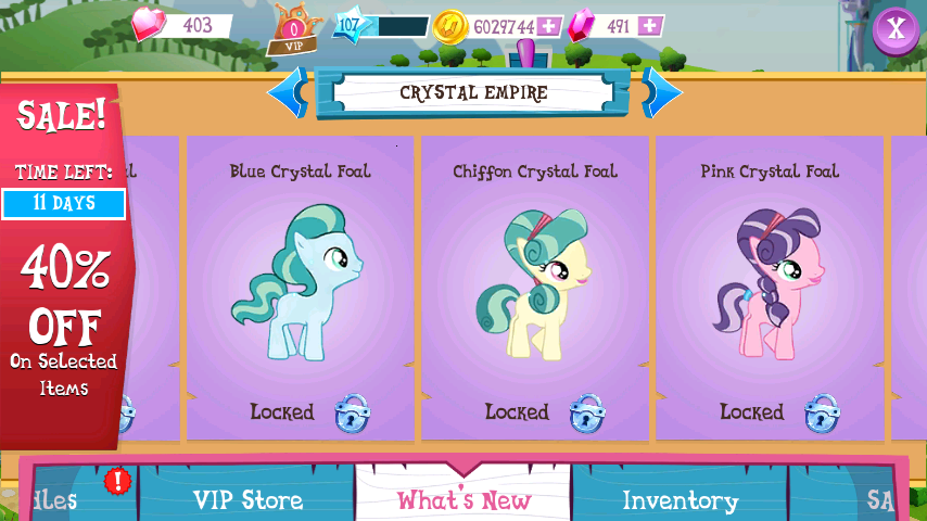 Equestria Daily - MLP Stuff!: Gameloft Releases Crystal Empire Update ...