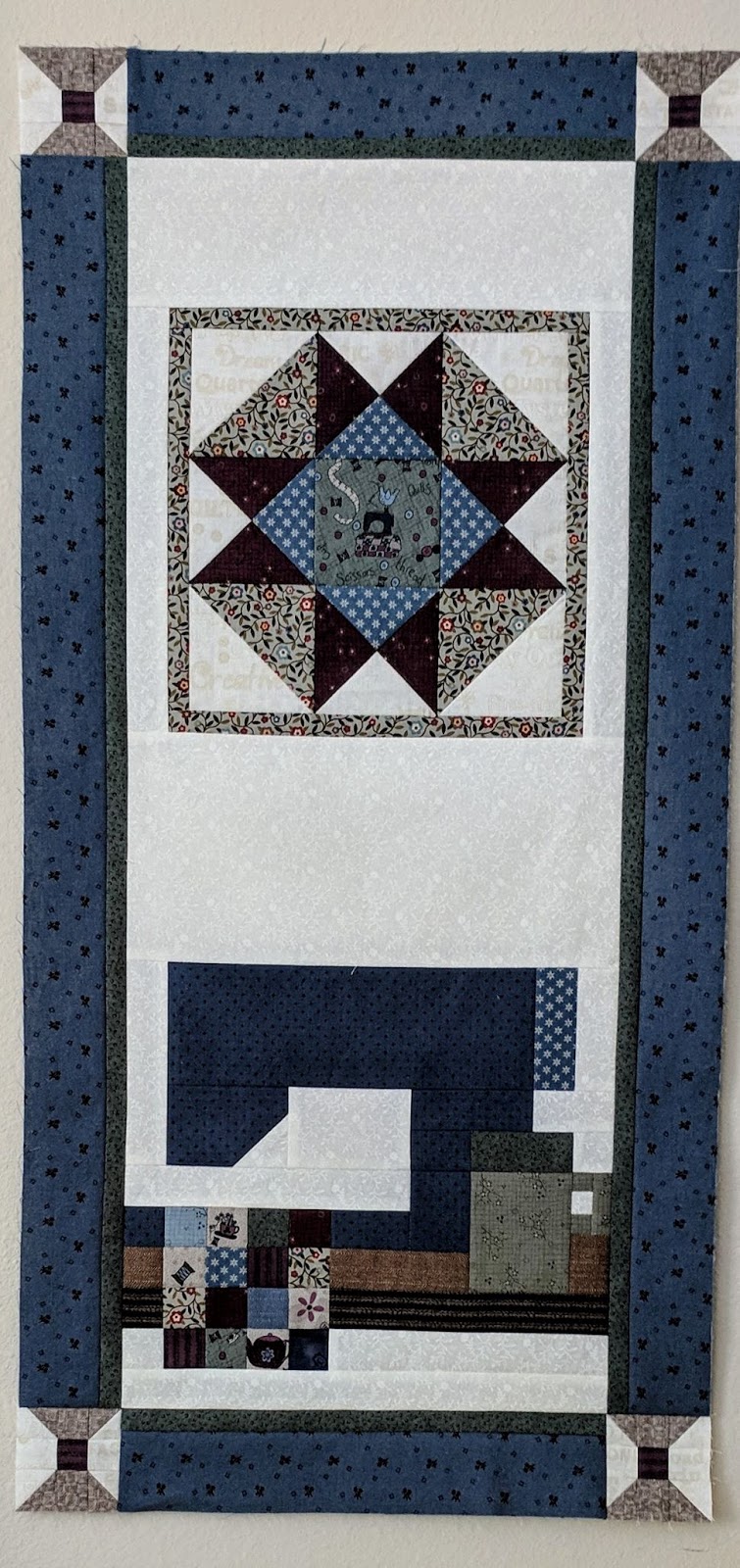 Happy Sewing Room: My Happy Place Row Along - My Sewing Room