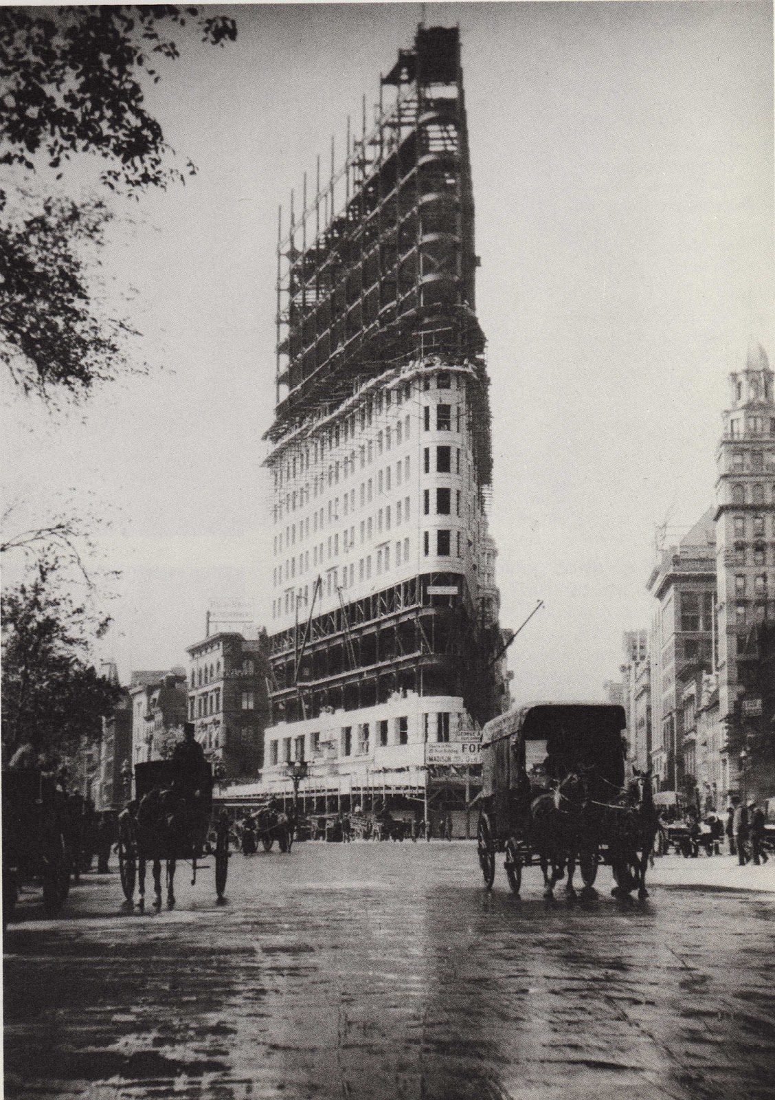 Historia de los Rascacielos de Nueva York: 1902. El Edificio Flatiron ...