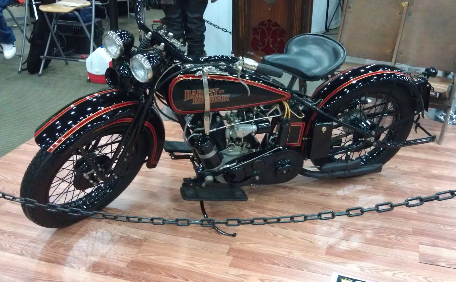 Fast is fast...: Bicycles and motorcycles at the 2013 Detroit Autorama.