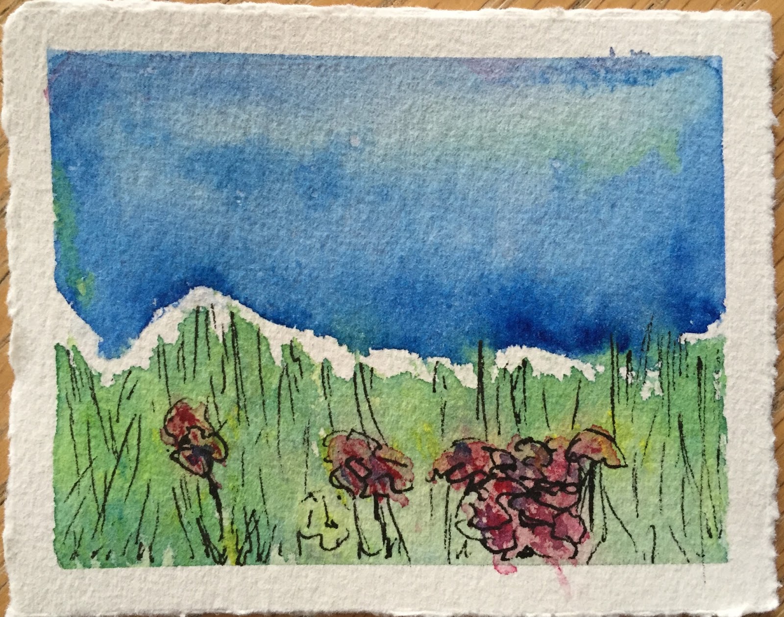 Scribbling With Spirit: Fifty Itty Bitty Paintings, Part One