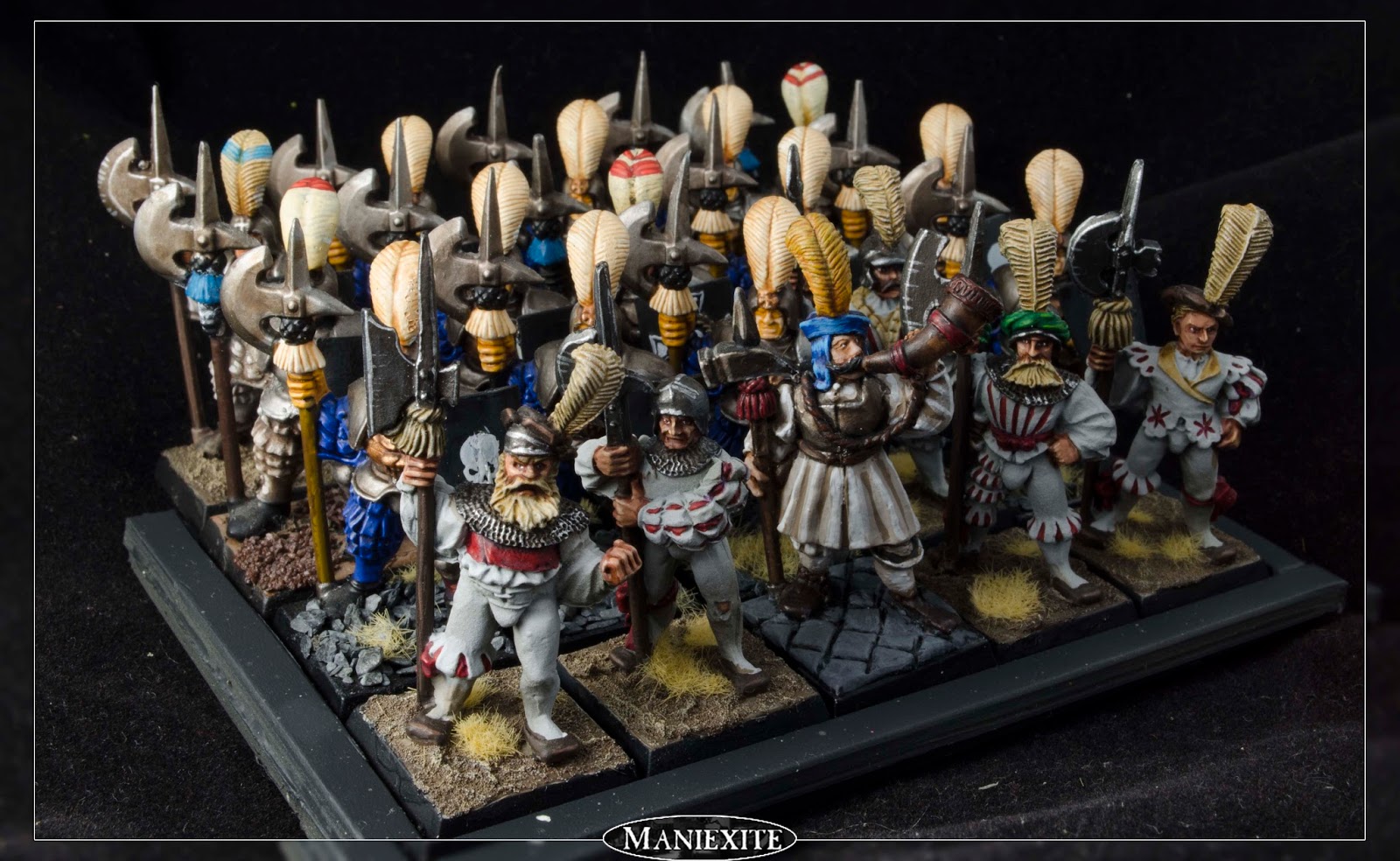 Maniexite: Warhammer Fantasy Halberdiers Regiment