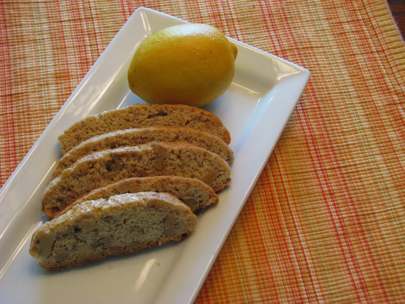 TheFultonGirls: Lemon Walnut Biscotti