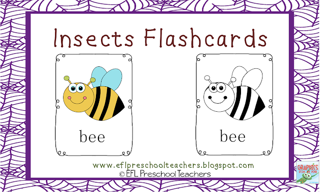 ESL/EFL Preschool Teachers: Insects - Bugs for Preschool ELA