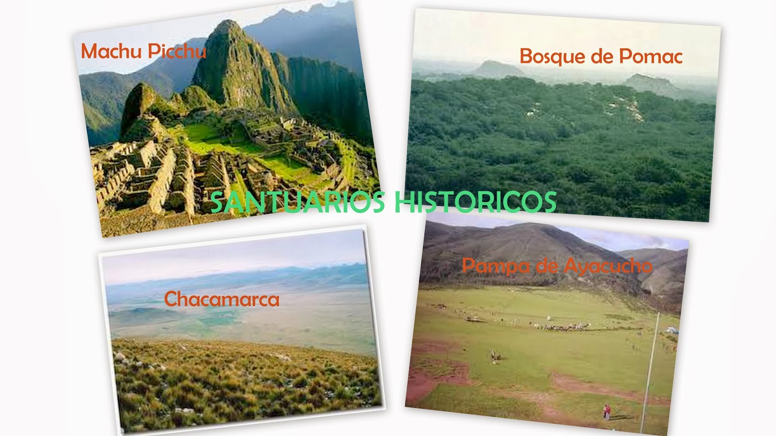 ÁREAS NATURALES PROTEGIDAS DEL PERÚ