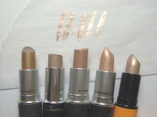 The Beauty Alchemist: MAC Gold Lippies
