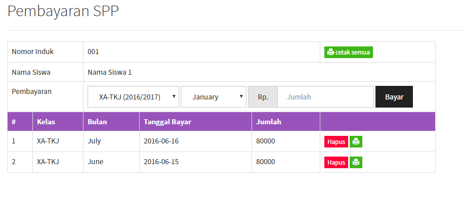 Aplikasi Pengelolaan Pembayaran SPP Sekolah Berbasis Web Gratis - 16 ...