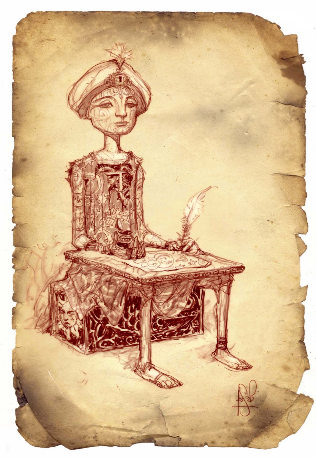 A Sketchy Past, The Art of Peter de Sève: HUGO (Cabret)