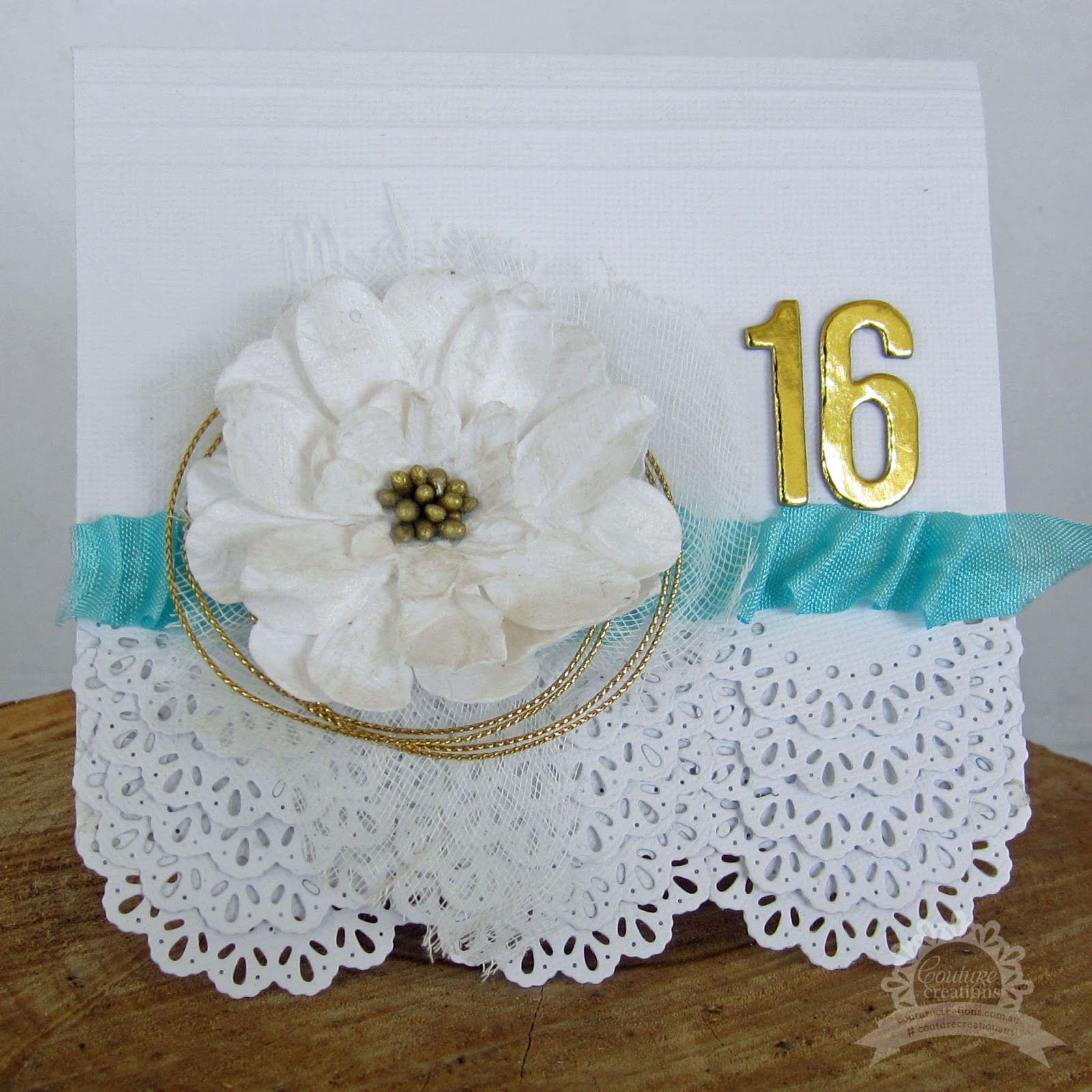 Sweet 16 Birthday Card by Kerrie Gurney - Couture Creations