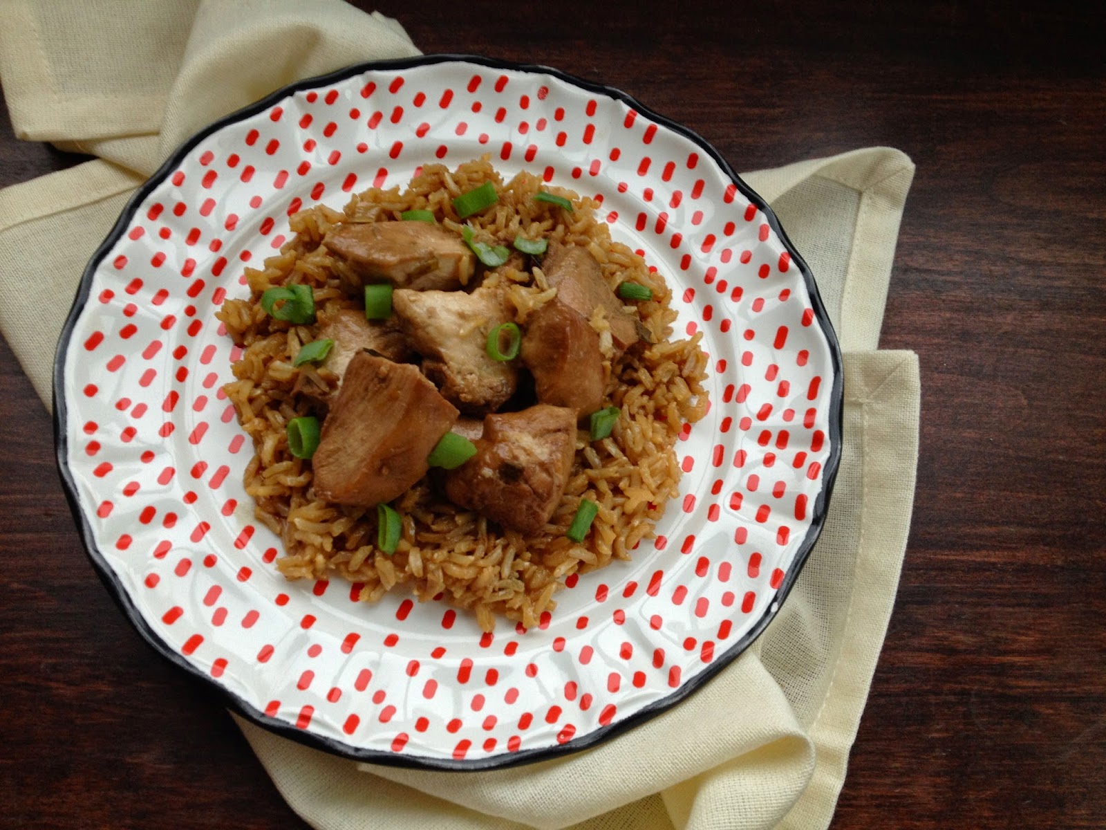 Bourbon Chicken with Basmati Rice