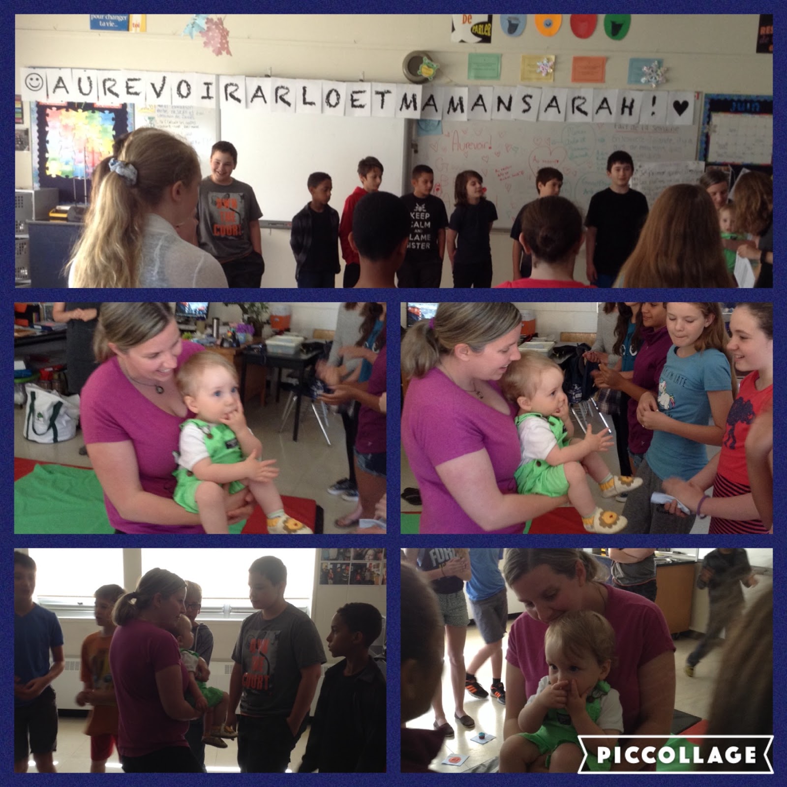 À l'école avec Mme Careen: Au revoir bébé Arlo et maman Sarah!