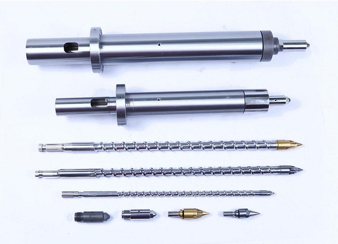 Bole injection screws, barrels, cylinders, screw tips and other front ...