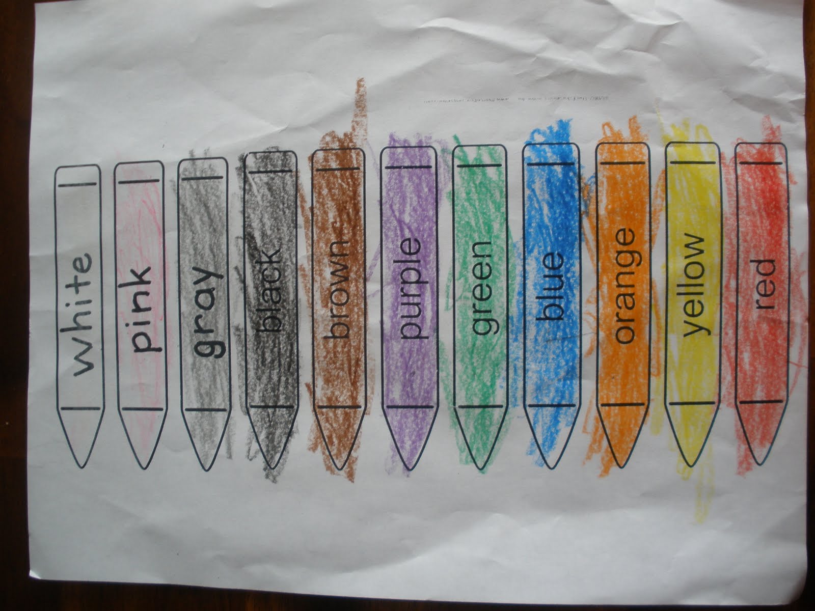 Gabrielle's School Portfolio: Art Work from Gabbie's Preschool Year