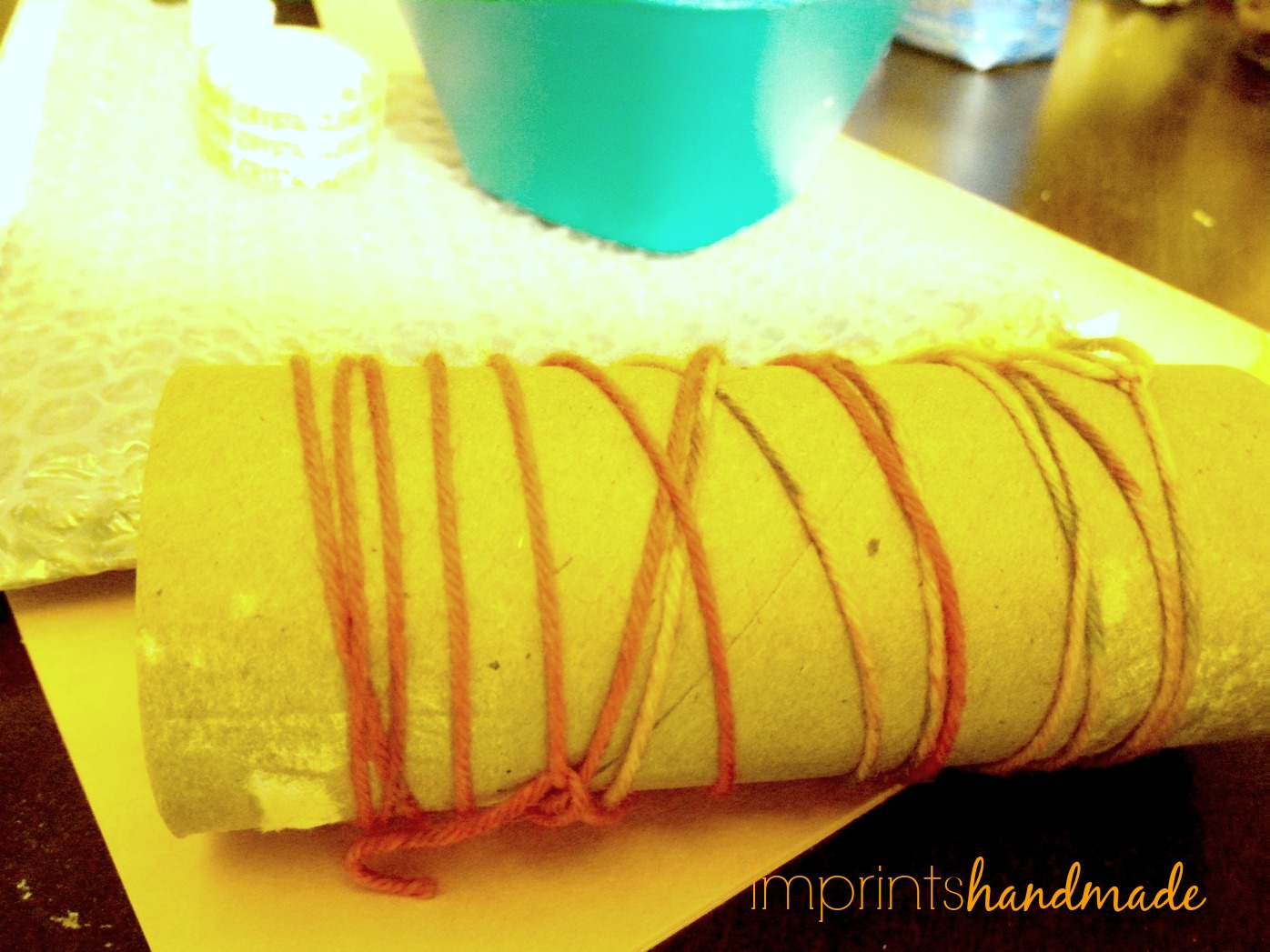 imprints handmade: DIY patterned paper to wrap small gifts