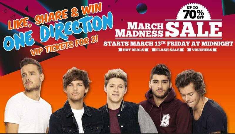 Win One Direction VIP Tickets - Round 2 - EDnything
