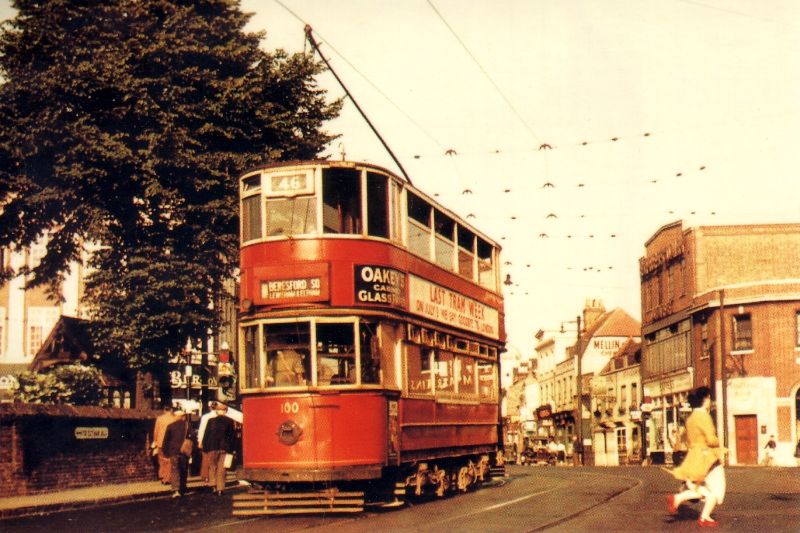 Historic Photos of the Last Trams in London in July 1952 ~ Vintage Everyday